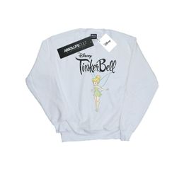 Disney - "Tinker Bell Flying Tink" Sweatshirt f&uuml;r Damen (Wei&szlig;)