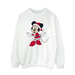 Disney - Sweatshirt f&uuml;r Damen - weihnachtliches Design (Wei&szlig;)