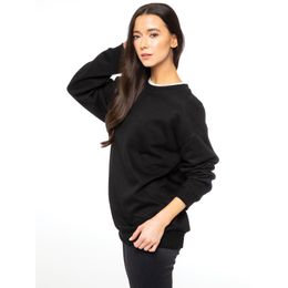 Enzo Ladies Embriodered Sweatshirt in &Uuml;bergr&ouml;&szlig;e