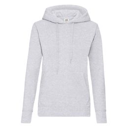 Fruit of the Loom - Kapuzenpullover f&uuml;r Damen (Grau meliert)
