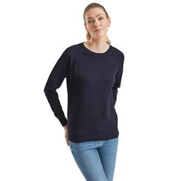 Fruit of the Loom - Sweatshirt Leicht f&uuml;r Damen Raglan&auml;rmel (Marineblau)