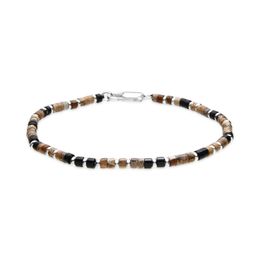 Luxenter Armband in Silberoptik und Landschaftsjaspis &ndash; Hayo