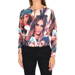 ELEVENPARIS Lang&auml;rmeliges Damen Sweatshirt mit Rundhalsausschnitt 15S2LJ24