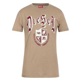 Diesel Unisex Erwachsene Mittelalter T-Shirt (Beige)