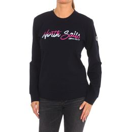 North Sails Lang&auml;rmeliges Sweatshirt mit Rundhalsausschnitt 9024250 women