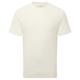 Fruit of the Loom - "Pure" T-Shirt f&uuml;r Herren/Damen Unisex, Baumwolle (Nat&uuml;rlich)