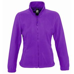 SOLS Womens/Ladies North Full Zip Fleece Jacket (dunkelviolett)