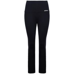 2XU Hi-Rise-Kompression Womens Schwarz/Silber-Strumpfhose