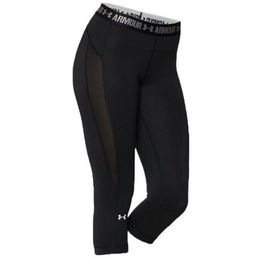 Under ArmourHeatgear Capri Leggings Enge Schwarz - Frauen