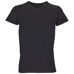 SOLS - "Crusader" T-Shirt recyceltes Material f&uuml;r Herren/Damen Unisex (Schwarz)