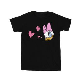 Disney - "Daisy Duck Kisses" T-Shirt f&uuml;r Herren (Schwarz)