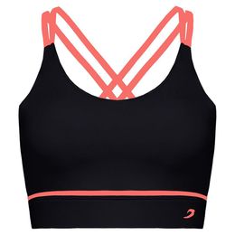 BoxRaw Valerie Damen-Sport-BH, Schwarz