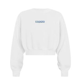 Nicce Anta Womens White Cropped Pullover