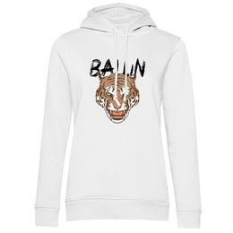 Tiger Hoodie von Ballin Est. 2013 in der farbe Weiss und in gr&ouml;&szlig;e L.