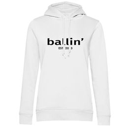Wmn Hoodie von Ballin Est. 2013 in der farbe Weiss und in gr&ouml;&szlig;e XL.