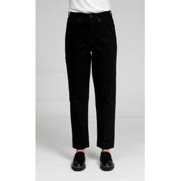Die Original Performance Mom Jeans - Schwarzer Denim