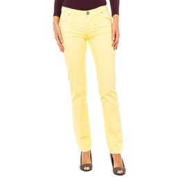 La Martina Elastische Stretch-Hose mit schmal geschnittenem Saum LWT006 woman
