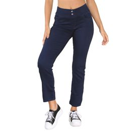 Enzo | Damen Jeans mit weitem Bund