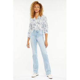 NYDJ Marilyn Straight Jeans Hellblaue Premium-Denim | Northstar