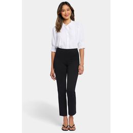 NYDJ Pull-On Straight Sculpt-Her&trade; Kn&ouml;chelhose | Schwarz