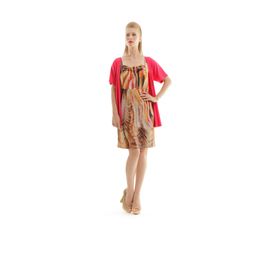 Kurz&auml;rmelige Strickjacke mit offener Front