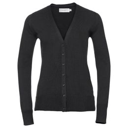 Russel Athletic Russell Collection - Strickjacke f&uuml;r Damen (Schwarz)