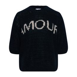 Noella Amour Strick in Schwarz & Cremewei&szlig;