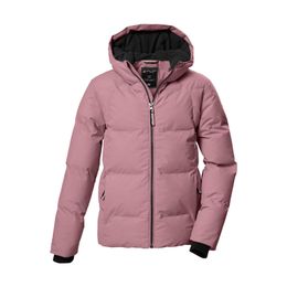 Steppjacke Killtec "KOW 357 GRLS QLTD JCKT", Kinder, Gr. 128, pink, Obermaterial: 100% Polyester.Futter: 100% Polyester.Futter 2:.F&uuml;llung 1: 100% Polyester/ F&uuml;llung 2:, Jacken Steppjacke, Wasserabweisende M&auml;dchenjacke mit Kapuze, atmungsaktiv, warm