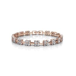 S&uuml;&szlig;e Armb&auml;nder - Ros&eacute;gold und Kristall
