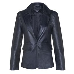 Ein-Knopf-Blazer f&uuml;r Damen aus Leder &ndash; Newhaven