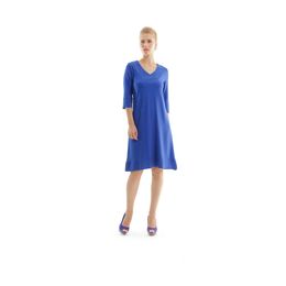 A-Linie V-Ausschnitt Kleid