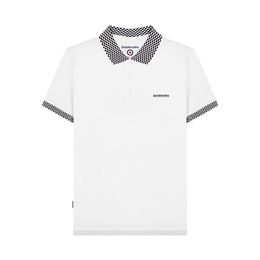 Lambretta - Poloshirt f&uuml;r Herren, Abzeichen (Wei&szlig;)