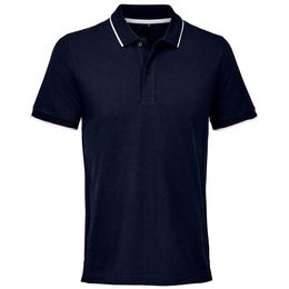 SOLS - "Palermo" Poloshirt f&uuml;r Herren/Damen Unisex (Dunkelblau/Wei&szlig;)