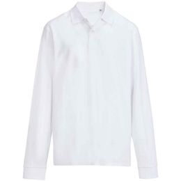 SOLS Unisex-Erwachsene Piqu&eacute;-Langarm-Poloshirt (Wei&szlig;)
