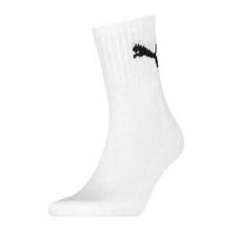 Puma Unisex Socken, 3er-Pack (Wei&szlig;)