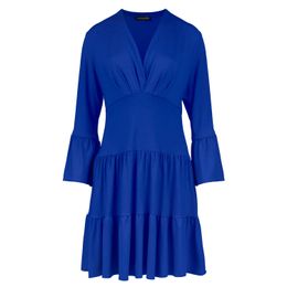 K&ouml;nigsblaues Jersey-Stufenkleid