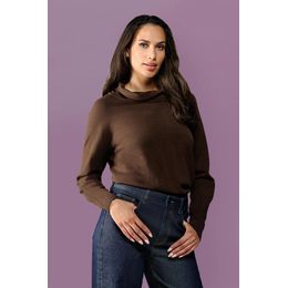 Cherbroug Pullover Dunkelbraun