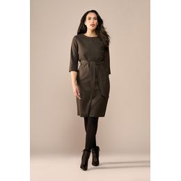 Ziana Lurex-Kleid Braun