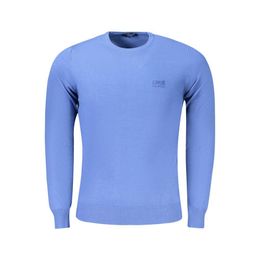 Cavalli Class Rundhalspullover Hellblau