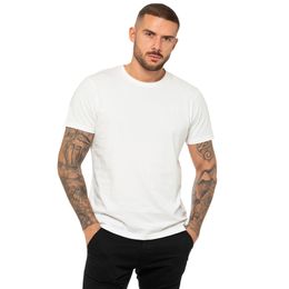Enzo | Herren T-Shirt mit Rundhalsausschnitt - Wei&szlig;