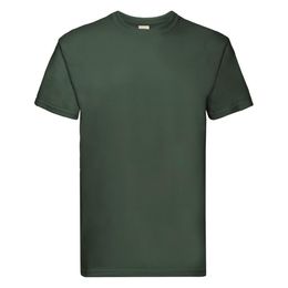 Fruit of the Loom - "Super Premium" T-Shirt f&uuml;r Herren (Flaschengr&uuml;n)