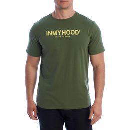 Herren Kurzarm Baumwoll-Logo-T-Shirt HS24MTS02