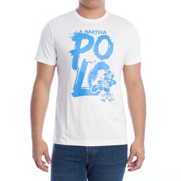 La Martina Kurzarm-T-Shirt mit normaler Passform YMR323-JS206 Herren