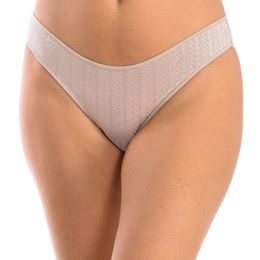 Selene Bikini-Unterteil aus Mikrot&uuml;ll mit Fischgr&auml;tenmuster f&uuml;r Frauen, Modell 3095. Elegant, weich und mit einer perfekten Passform.