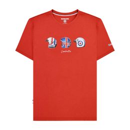 Lambretta - "SS25" T-Shirt f&uuml;r Herren (Rot)