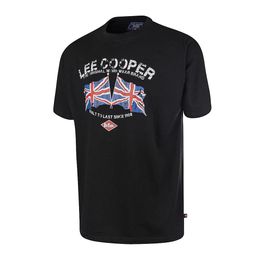 Lee Cooper - T-Shirt f&uuml;r Herren (Schwarz)