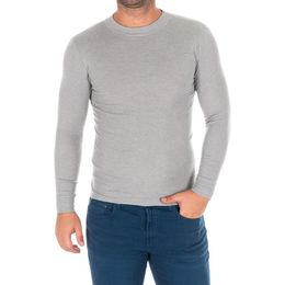 Lang&auml;rmeliges T-Shirt mit halbhohem Kragen 1625-H Herren