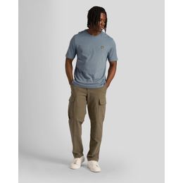 Lyle & Scott Lyle & Scott Grobstrick-Slub-T-Shirt f&uuml;r Herren in Blau