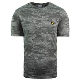 Lyle & Scott Lyle & Scott Camo Run Herren T-Shirt gr&uuml;n