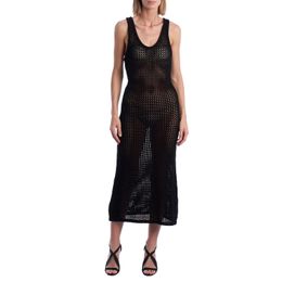 Zadig & Voltaire KWDR00165 Langes H&auml;kelkleid mit durchbrochener Stickerei f&uuml;r Damen